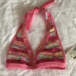 Azul | Swim | Nwt Azul Girls Bikini Pink Sequins Size 7 | Poshmark
